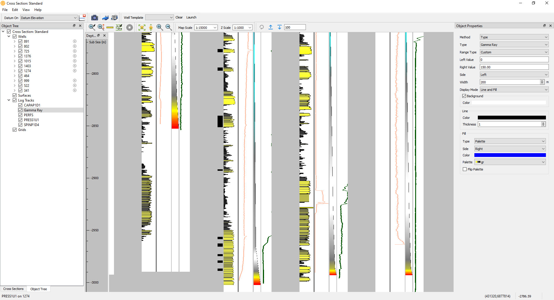 SeisWare Geology Workspaces