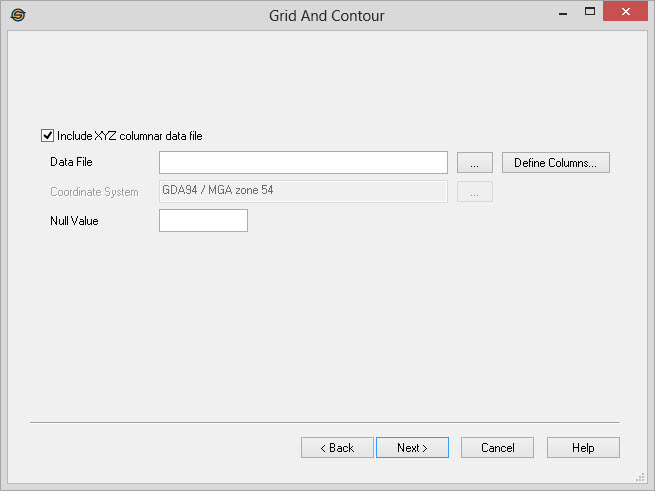 Grid And Contour: XYZ File