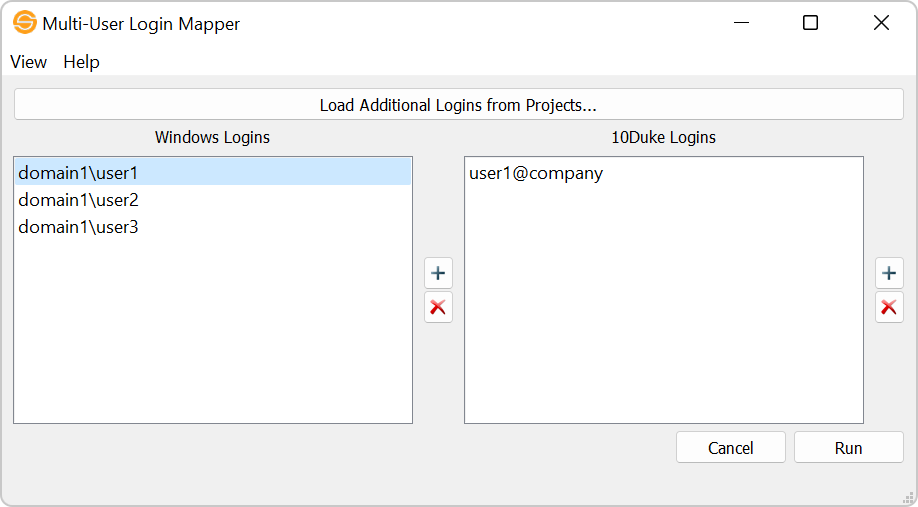 Multi-User Login Mapper