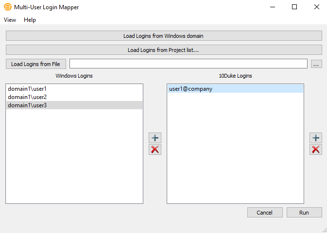 Multi-User Login Mapper