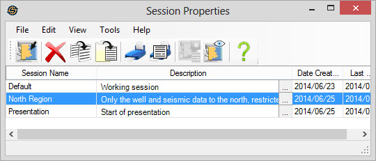 Session Properties